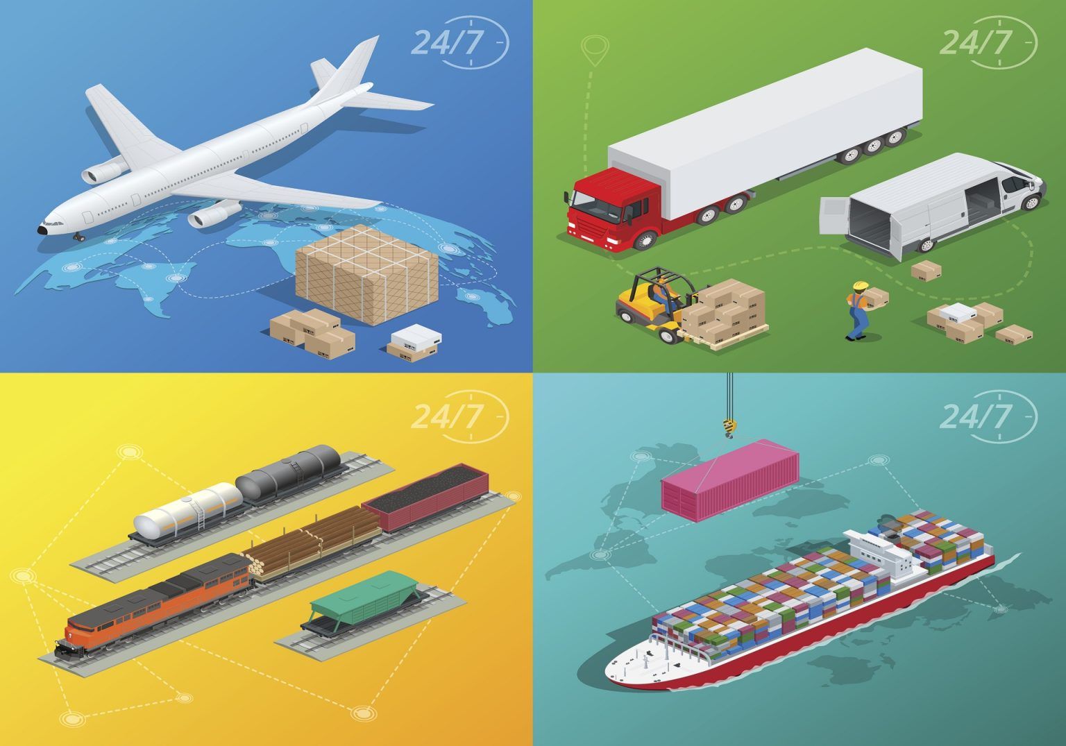 ¿Qué es el transporte multimodal? - SafeLink Marine Marine